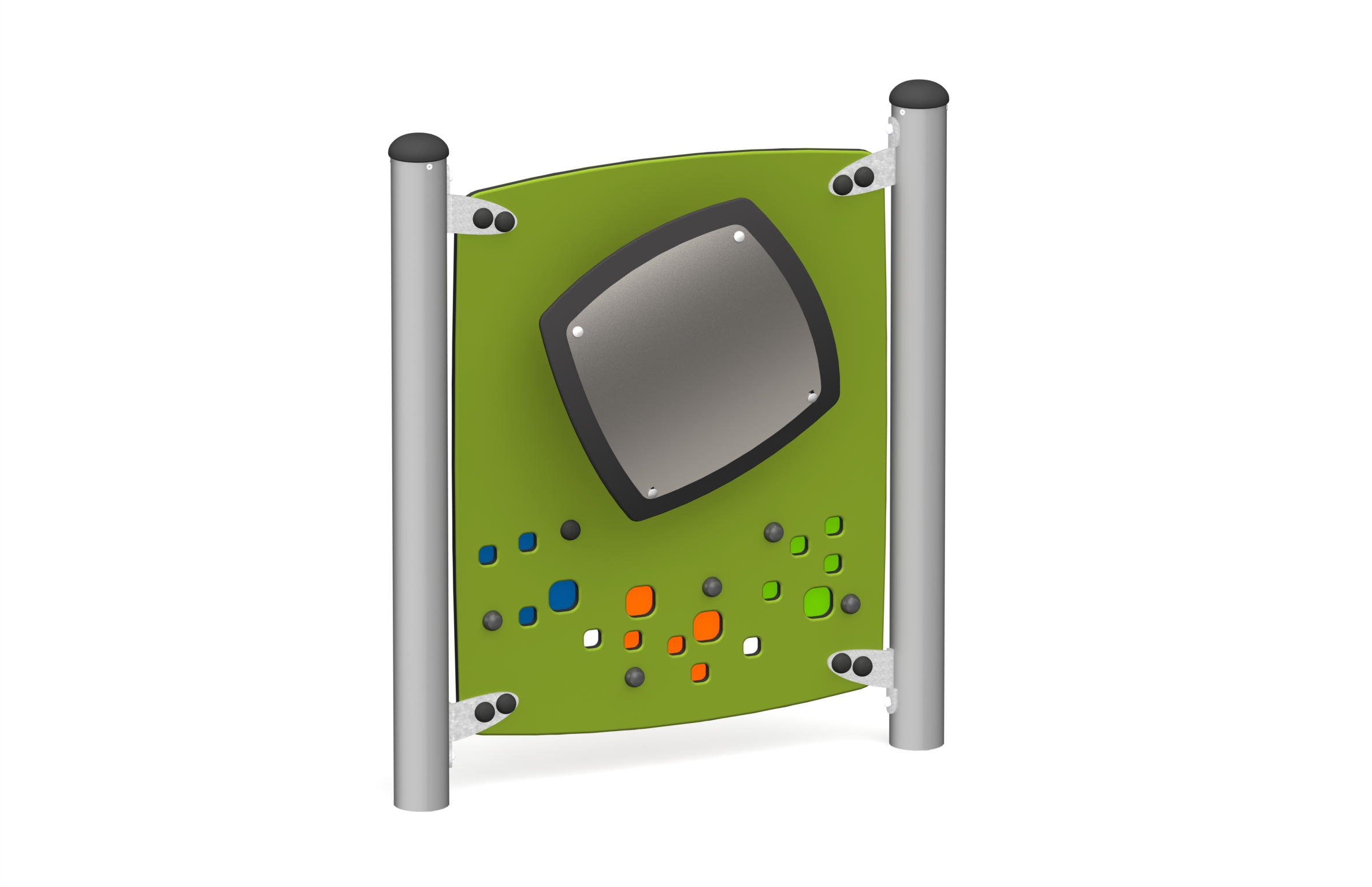 Panneau sensoriel miroir courbe au sol