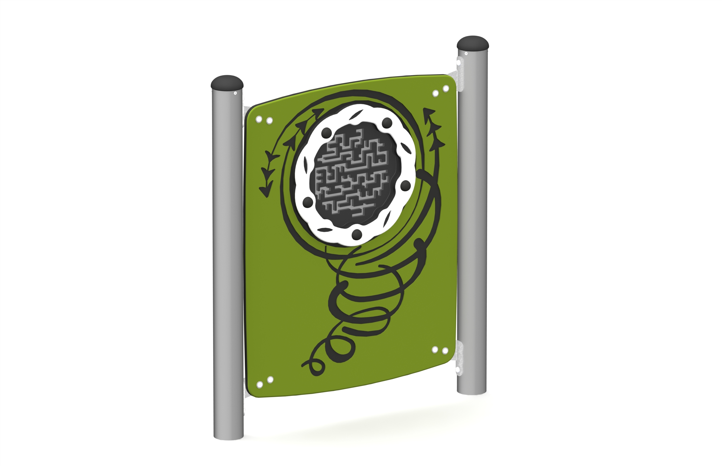 Freestanding labyrinth manipulation panel